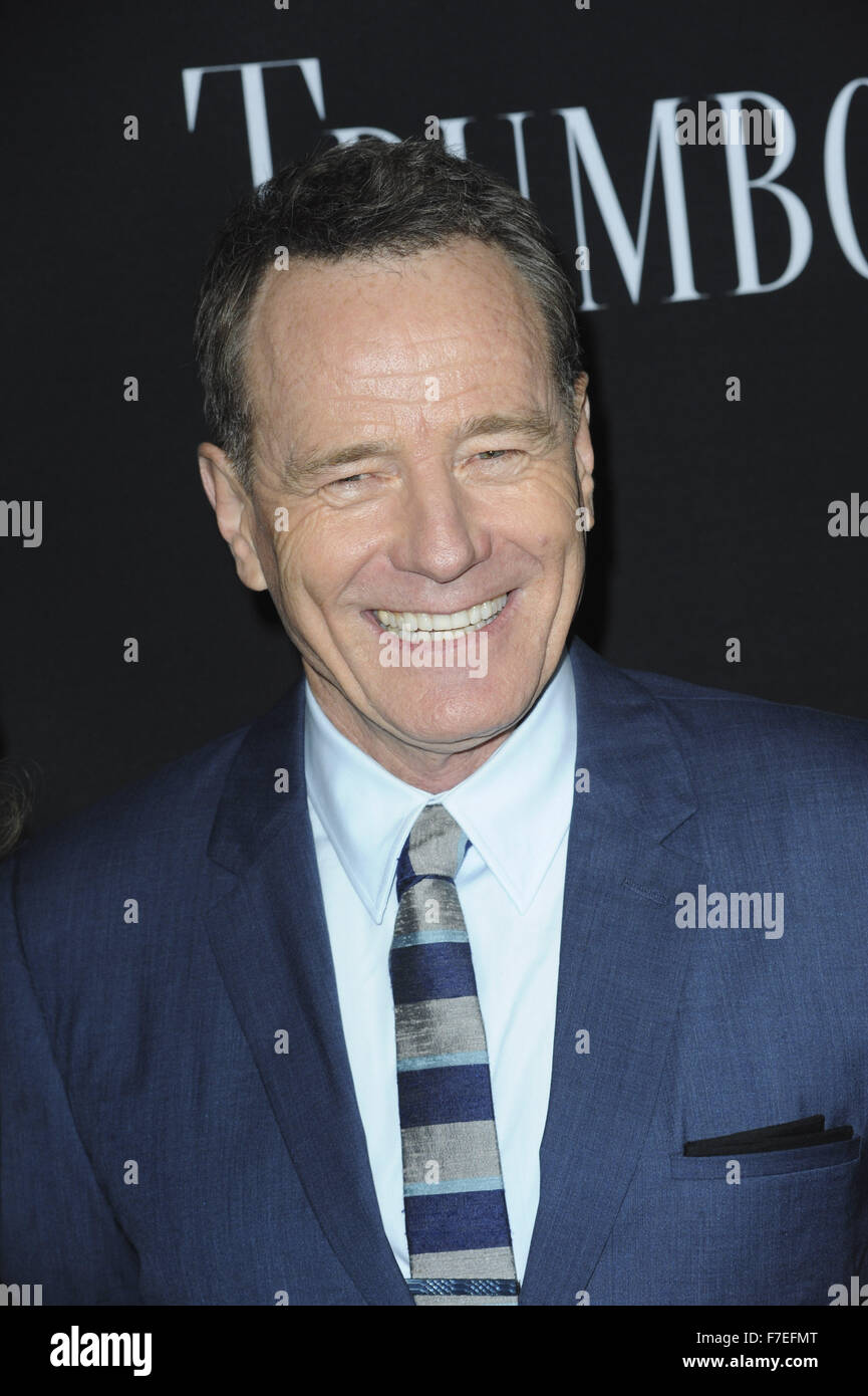 Film Premiere of Trumbo Featuring: Bryan Cranston Where: Los Angeles ...