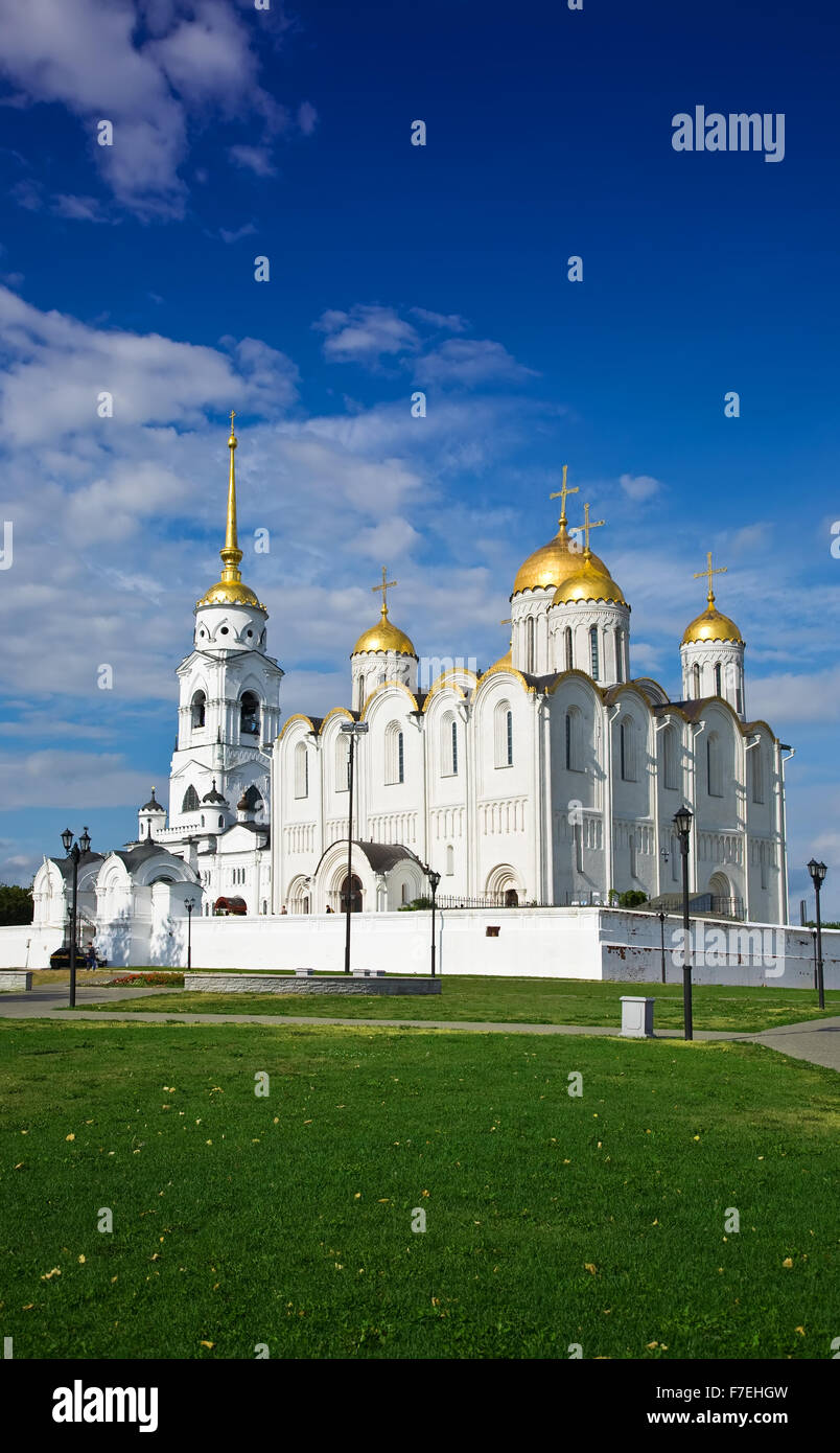 Assumption cathedral at Vladimir built in the 12th century (Russia ...