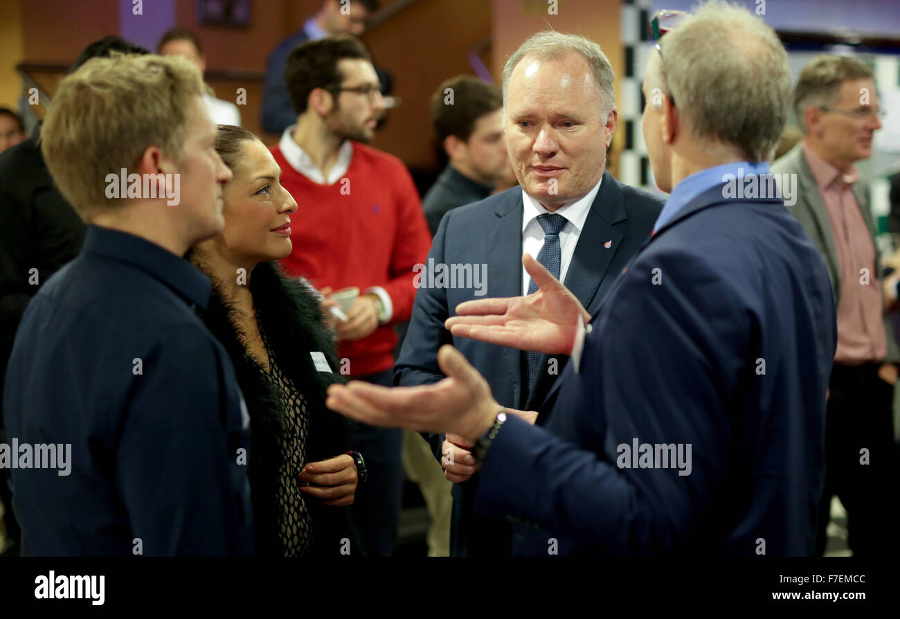 Hamburg's Senator of the Interior Michael Neumann speaks after the ...