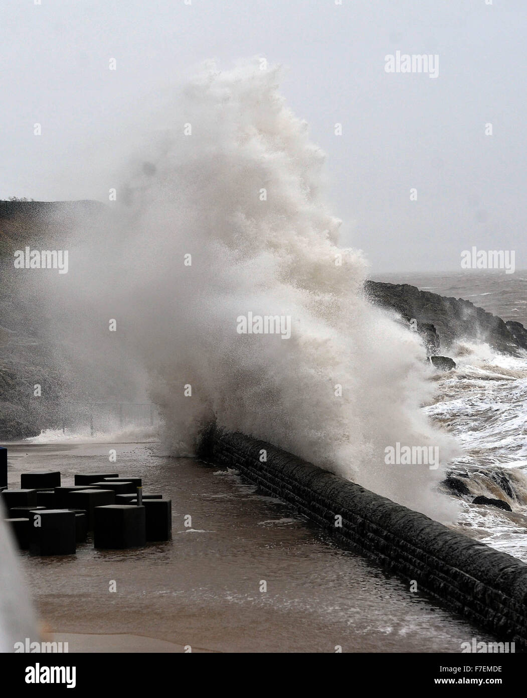 High winds hit coast whitmore hi-res stock photography and images - Alamy
