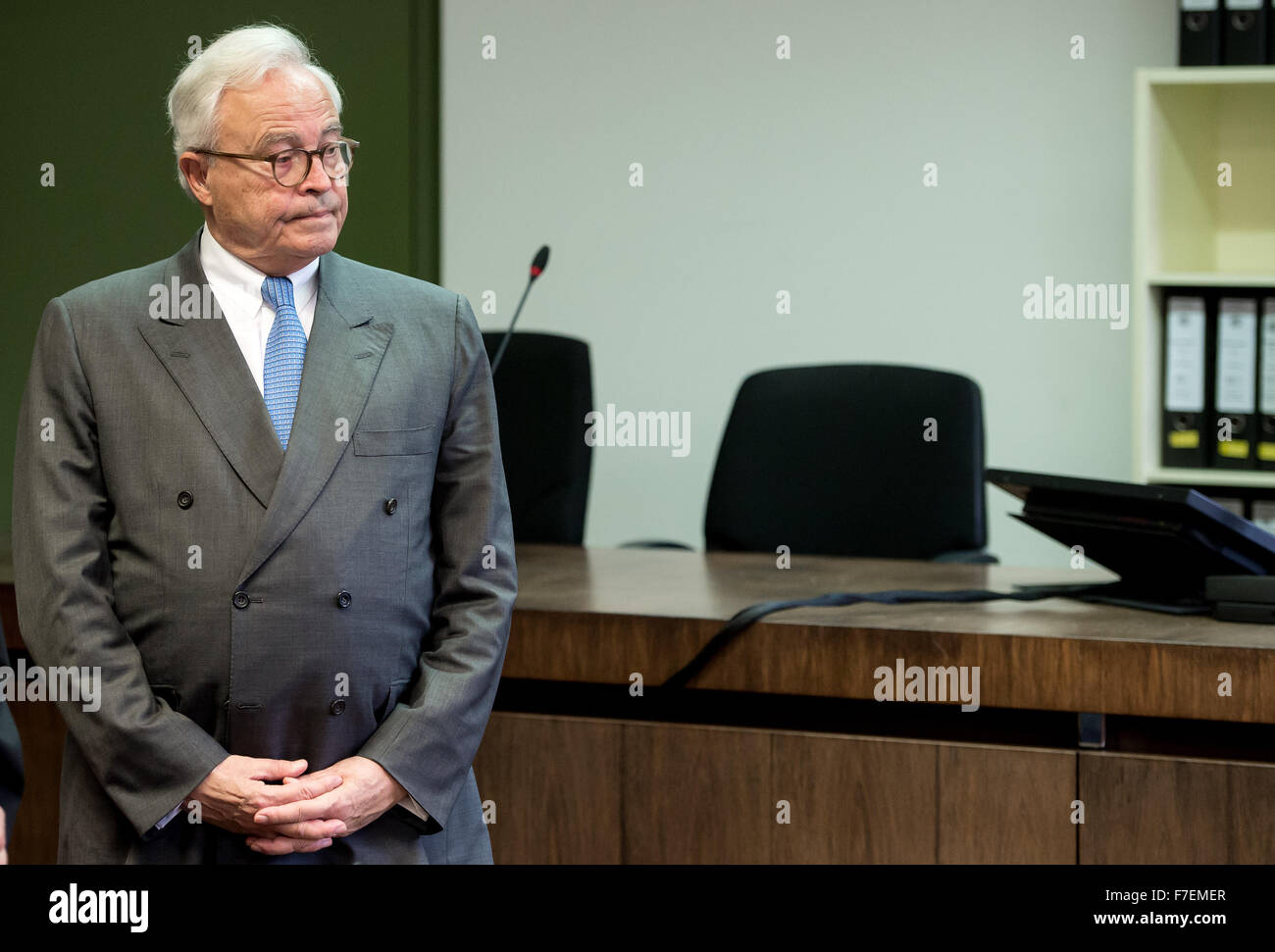 Munich, Germany. 30th Nov, 2015. Former Deutsche Bank CEO, Rolf Breuer ...