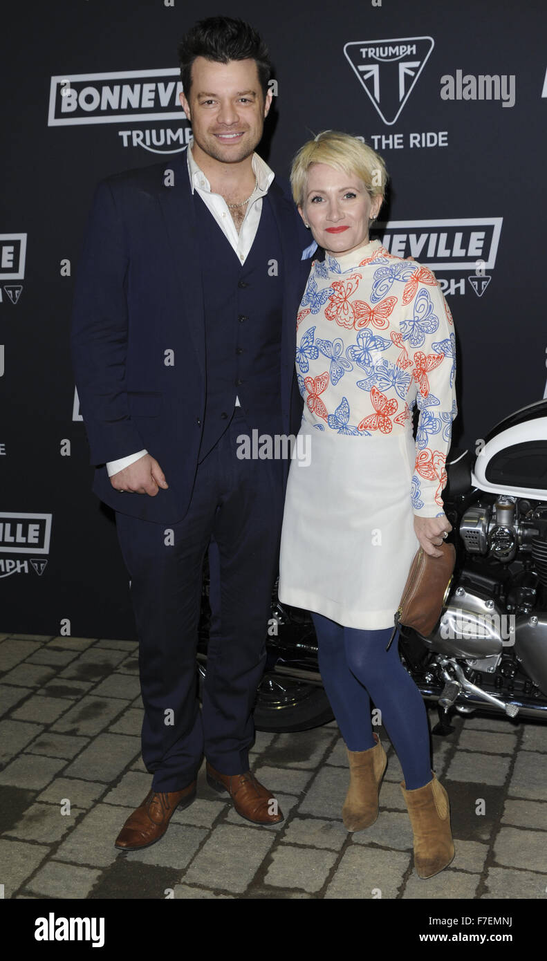 Triumph Bonneville launch party - Arrivals Featuring: lucy speed ...