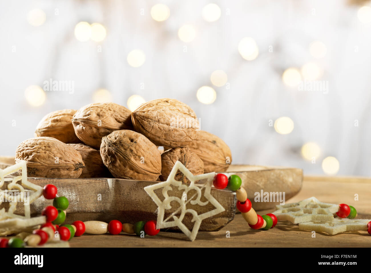 Walnuts on table hi-res stock photography and images - Alamy