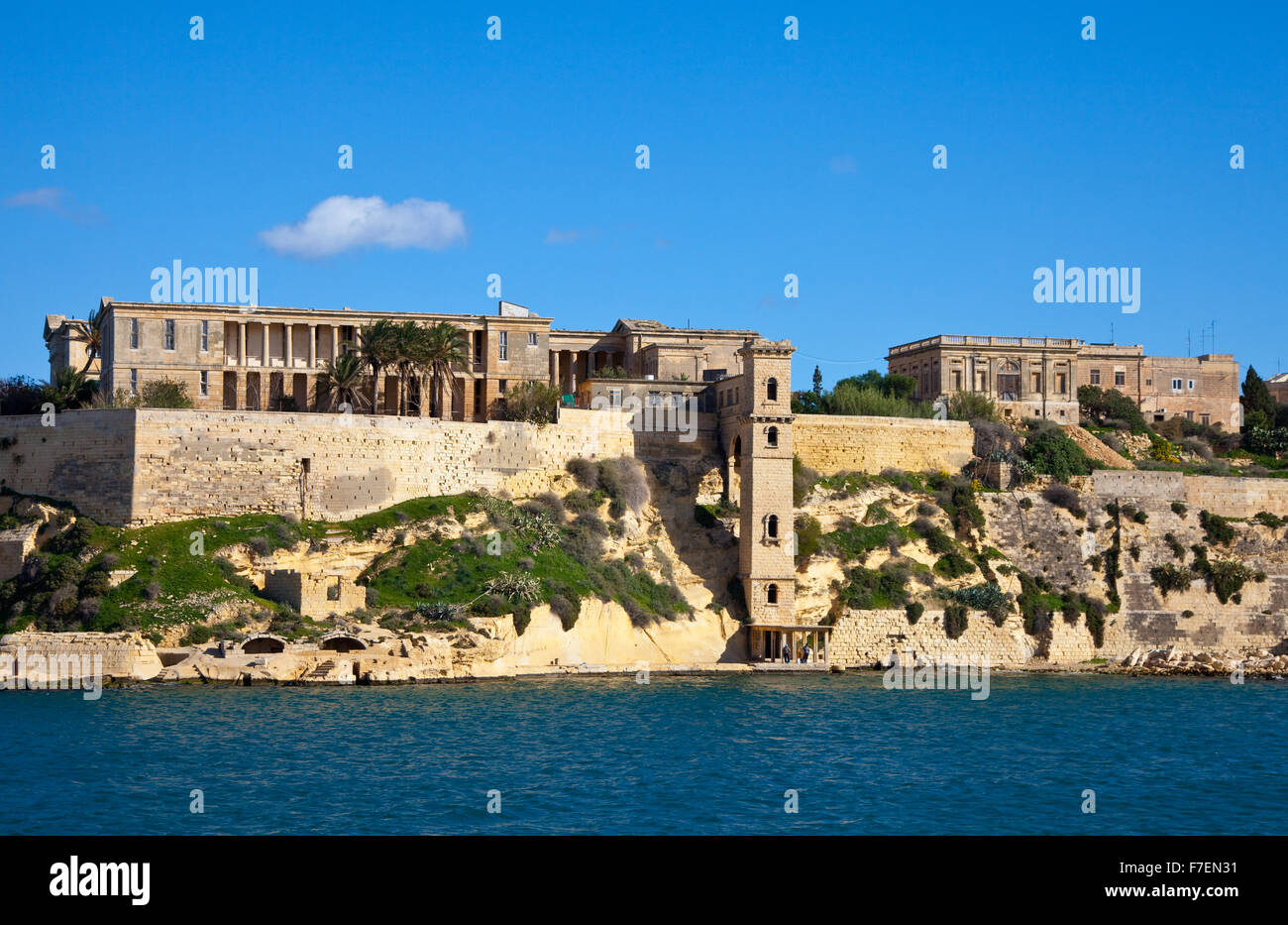 View of Kalkara from Grand Harbour. Malta Stock Photo - Alamy
