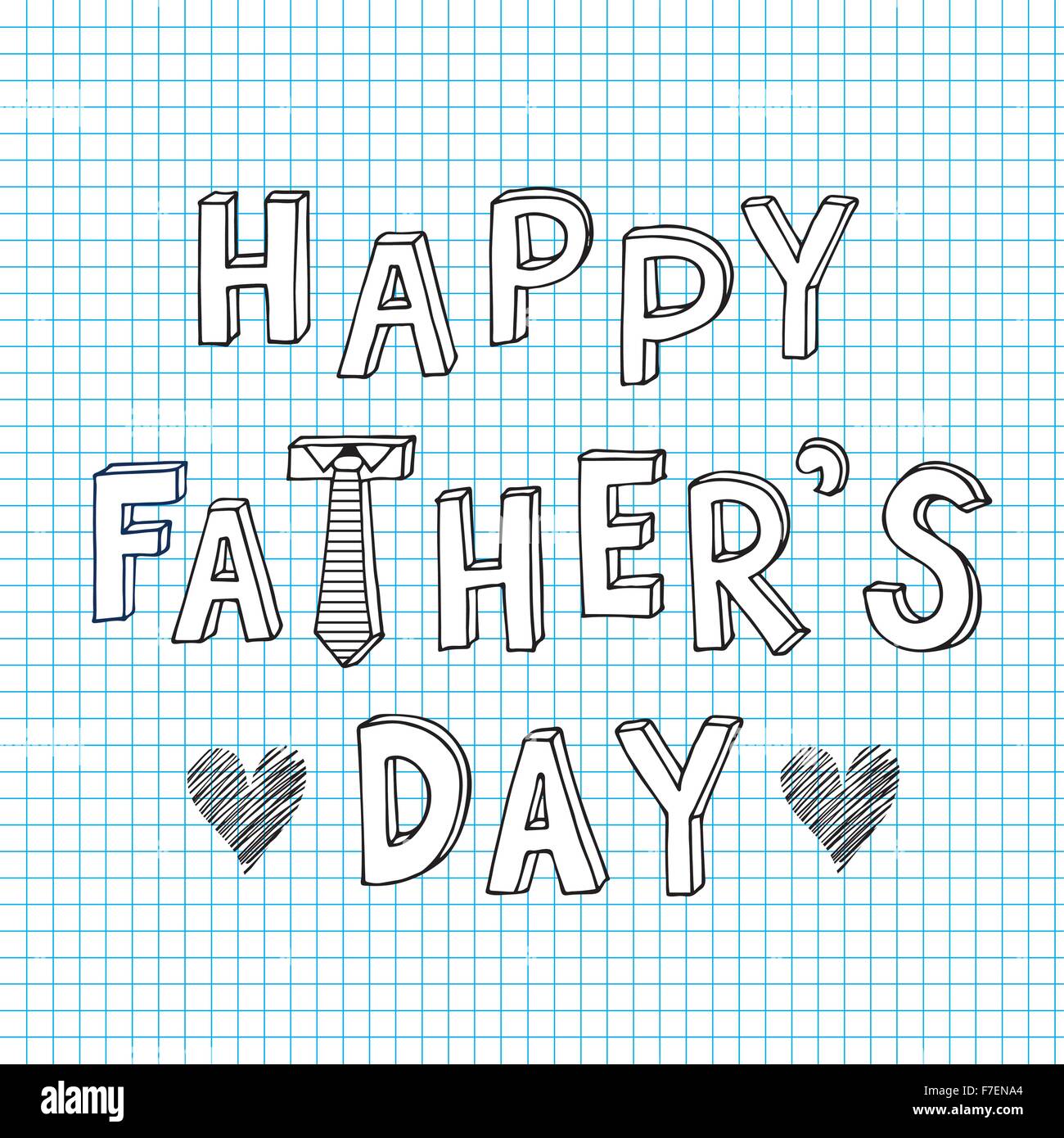 Vector doodle happy family Stock Vector Images - Alamy