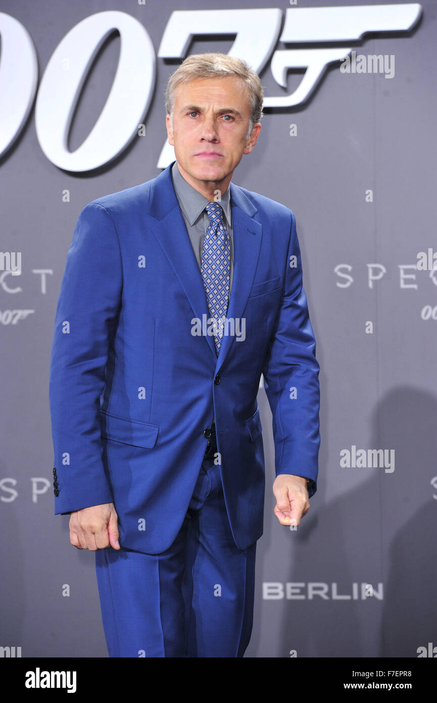 James Bond Spectre Premiere in Berlin Featuring: Christoph Waltz Where ...