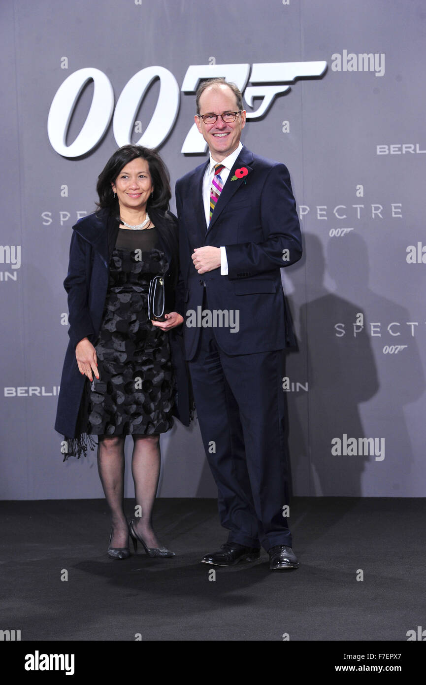 James Bond Spectre Premiere in Berlin Featuring: Sirinat Wood, Sir ...