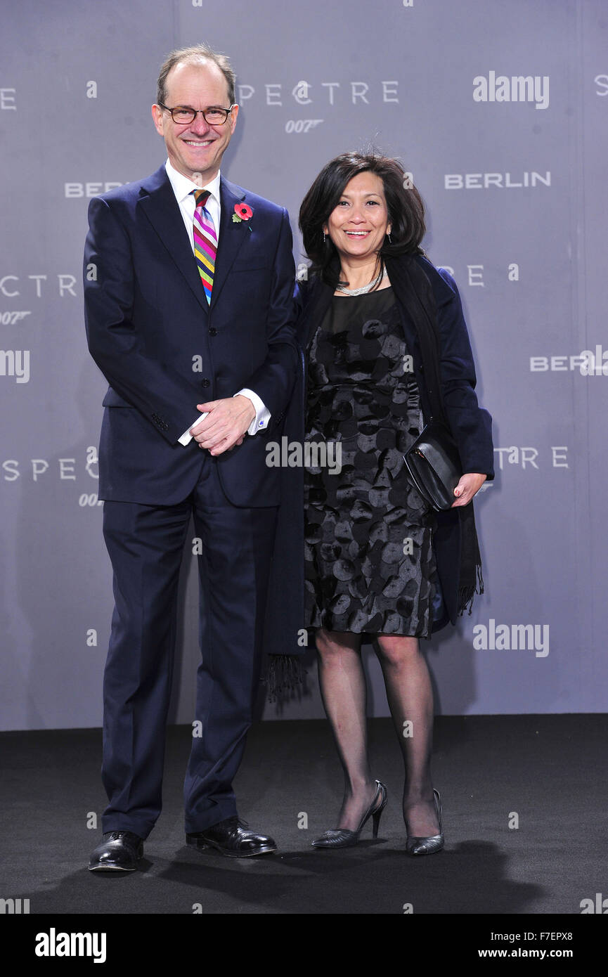 James Bond Spectre Premiere in Berlin Featuring: Sirinat Wood, Sir ...