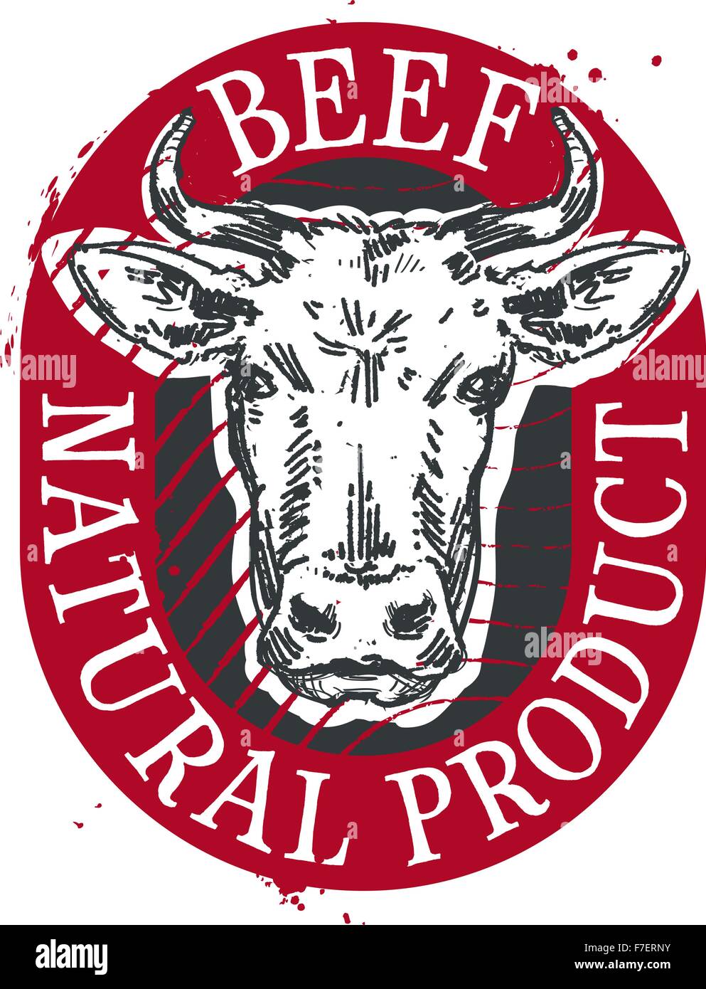 cow vector logo design template. beef or meat icon Stock Vector Image ...