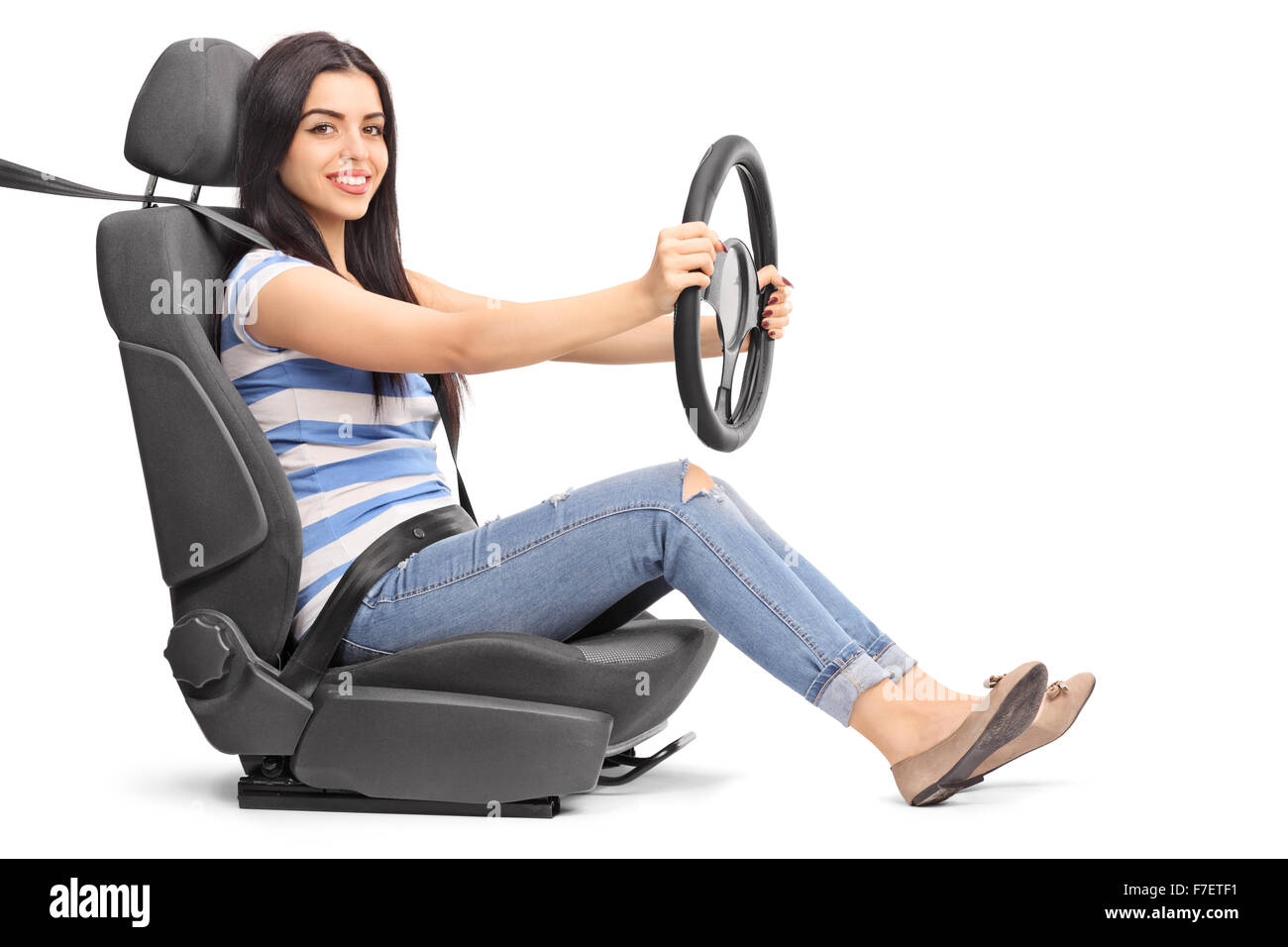 Pretend driving hi-res stock photography and images - Alamy