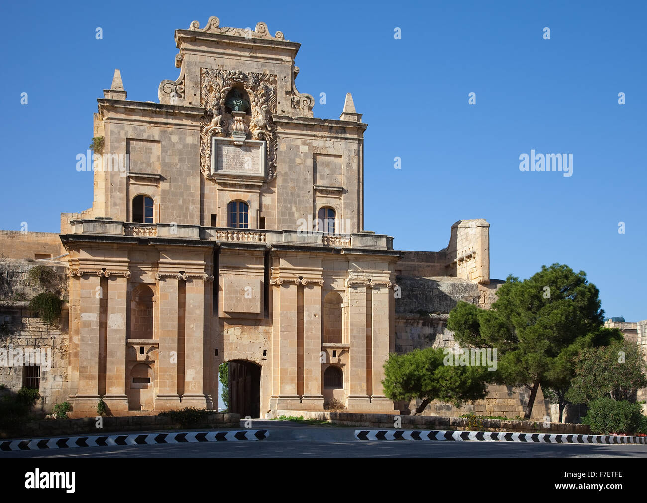 Notre Dame Gate - Birgu. (Three cities. Malta Stock Photo - Alamy