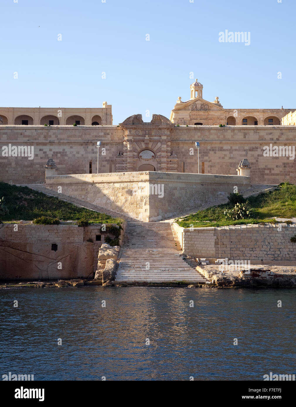 View of Manoel fort from sea side. Malta Stock Photo - Alamy
