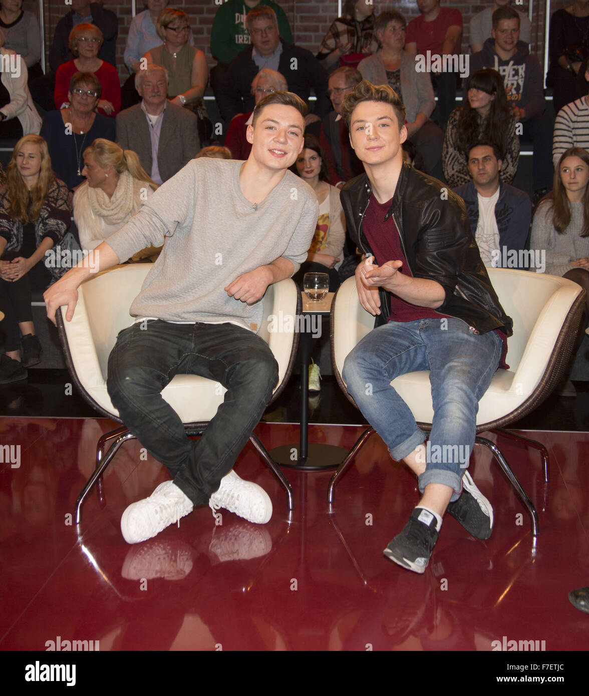 German ZDF TV talkshow Markus Lanz at Fernsehmacher-Studio Featuring ...