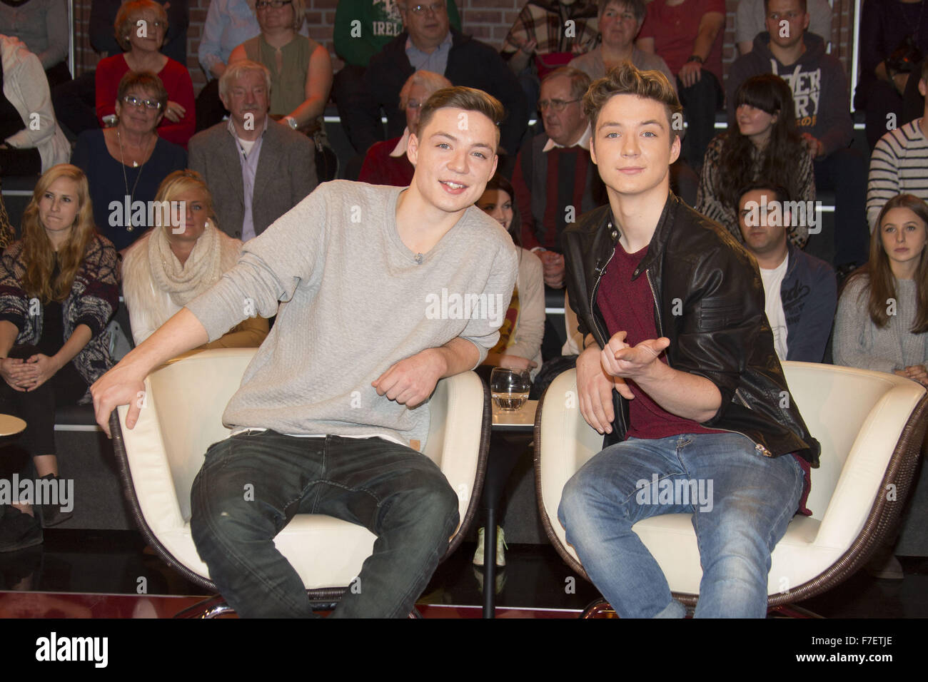 German ZDF TV talkshow Markus Lanz at Fernsehmacher-Studio Featuring ...