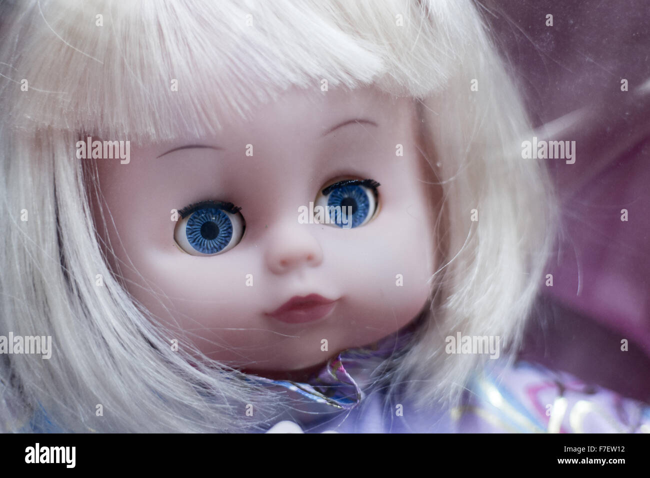 Doll toy face closeup hi-res stock photography and images - Alamy