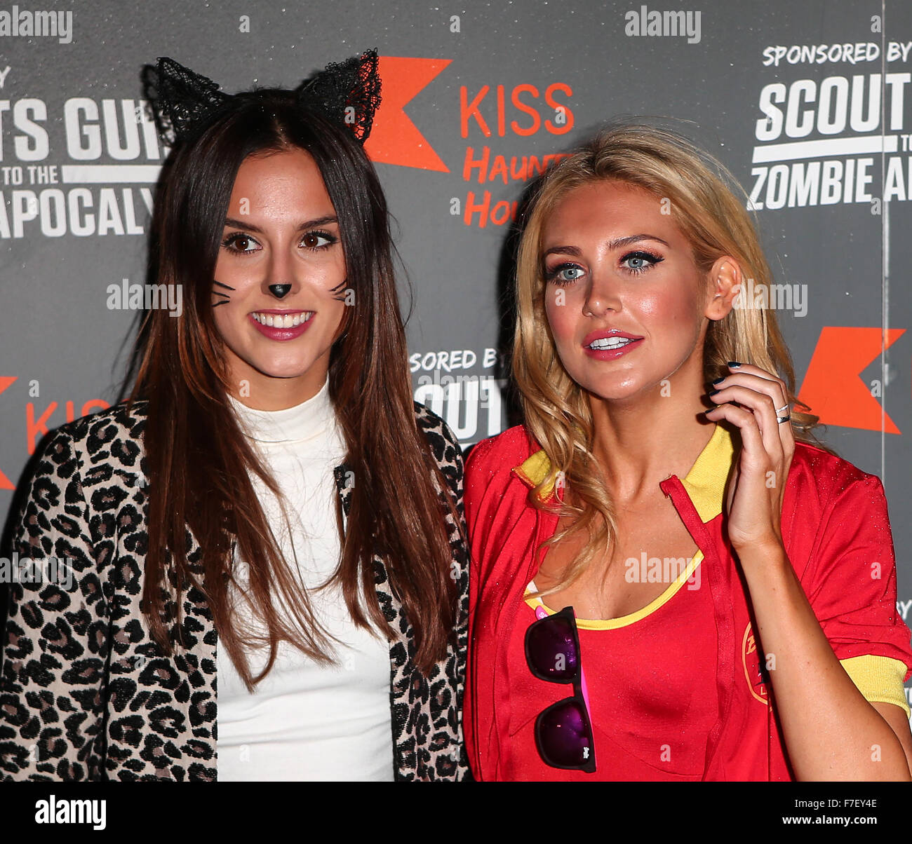 Red carpet arrivals for Kiss FM's Haunted House Party at The SSE Arena ...