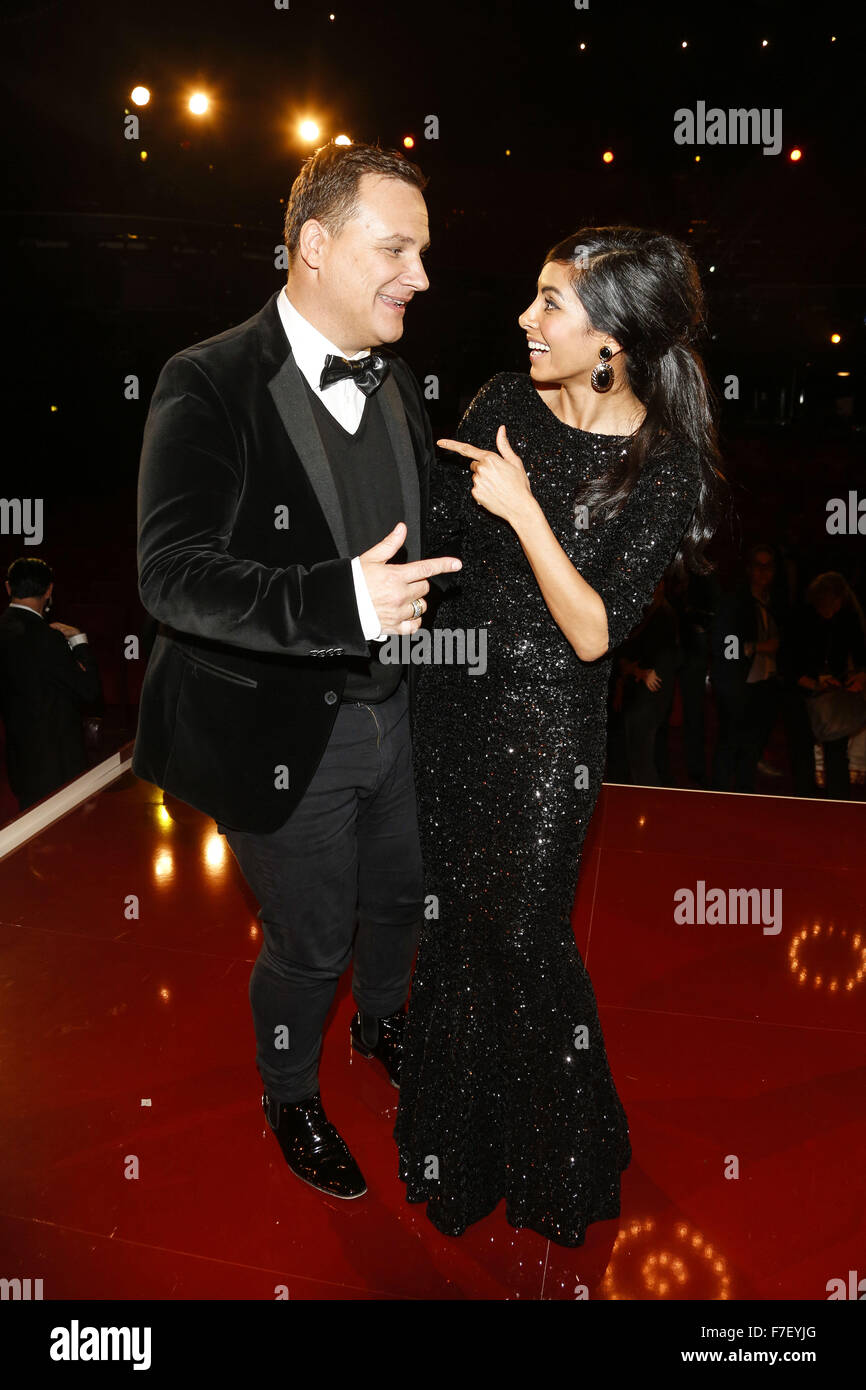 Celebrities attending the Goldene Bild der Frau Award at Hamburger ...