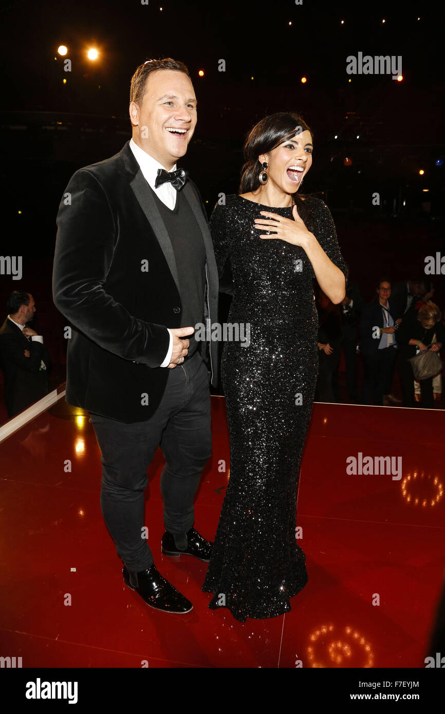 Celebrities attending the Goldene Bild der Frau Award at Hamburger ...