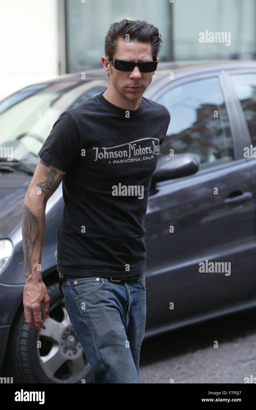 Angels & Airwaves Adam "Atom" Willard London west end 2006 (credit image©Jack Ludlam Stock Photo ...