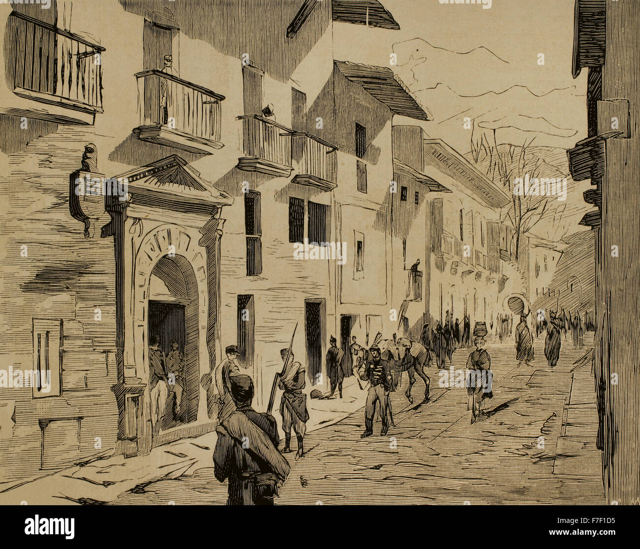 Spain. Third Carlist War (1872-1876). House of Don Carlos, Duke of ...