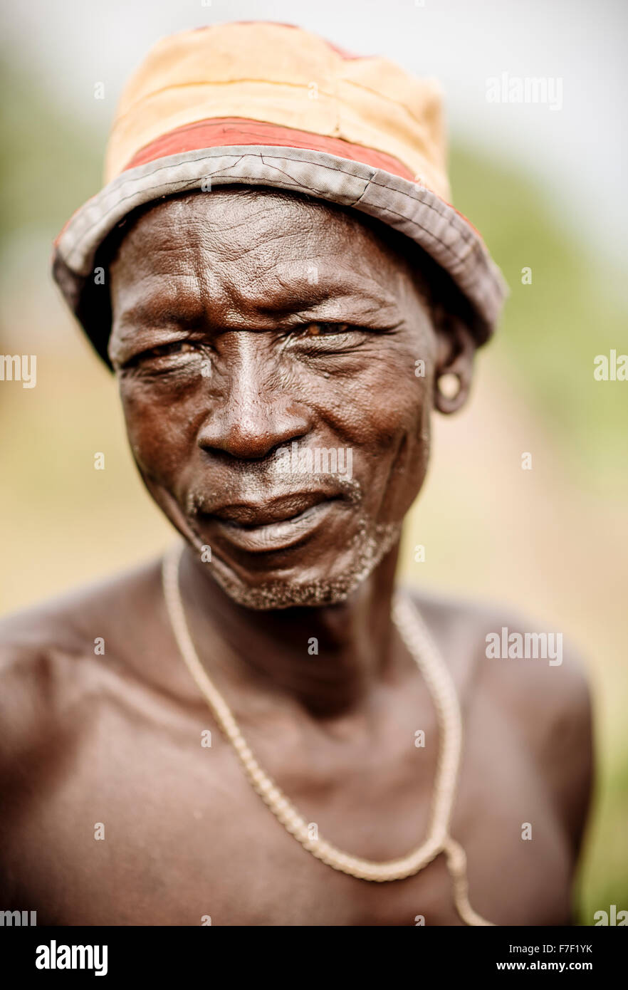 Portrait of Olehein, Mursi Tribe, Minisha Village, Omo Valley, Ethiopia ...