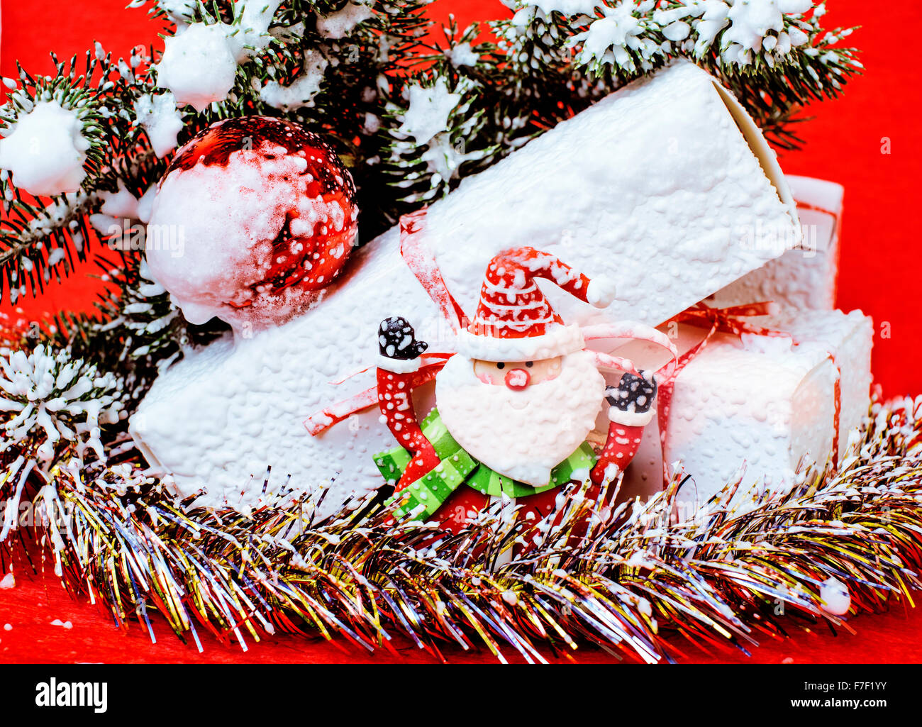 new year celebration, Christmas holiday stuff, tree, toys, decoration ...