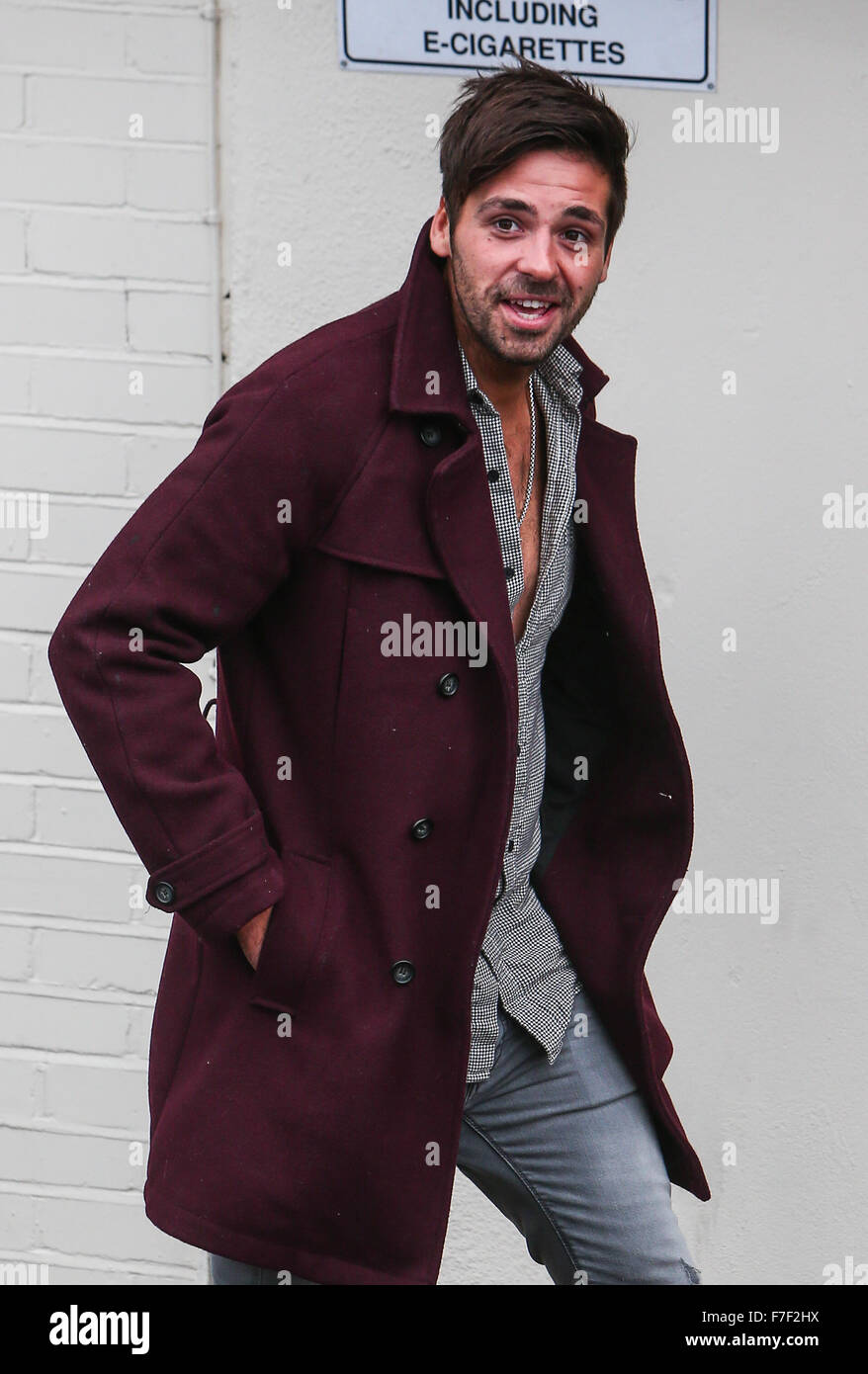 Ben Haenow arrives at Fountain Studios to rehearse his X Factor live ...