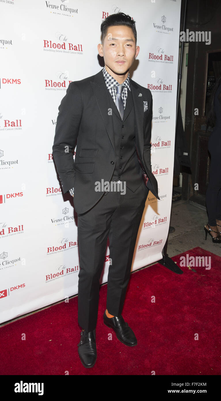 The Blood Ball 2015 at The Box - Arrivals Featuring: Justin Kim Where ...
