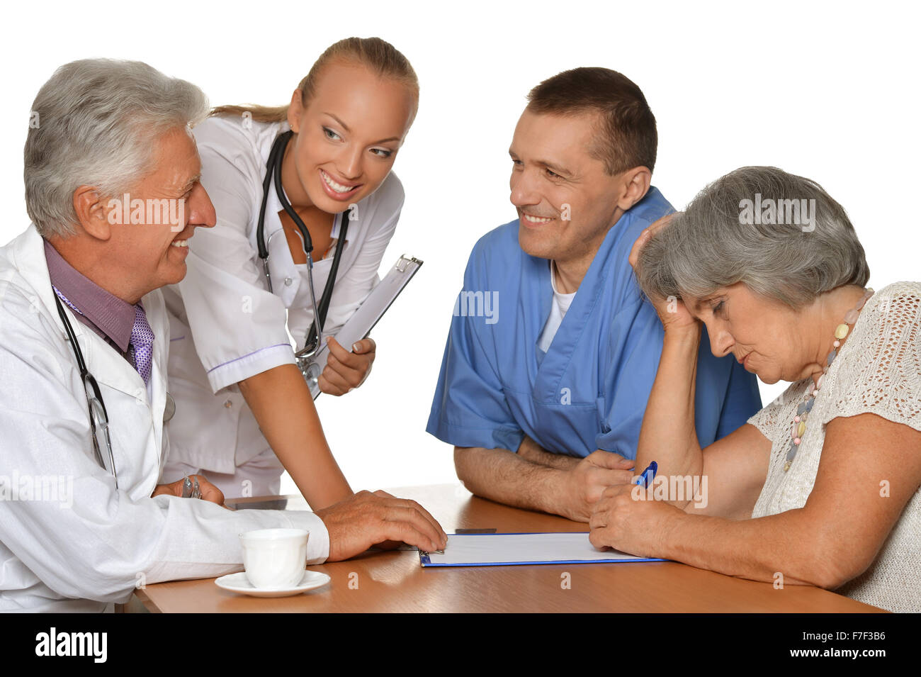 Old doctors paper hi-res stock photography and images - Alamy