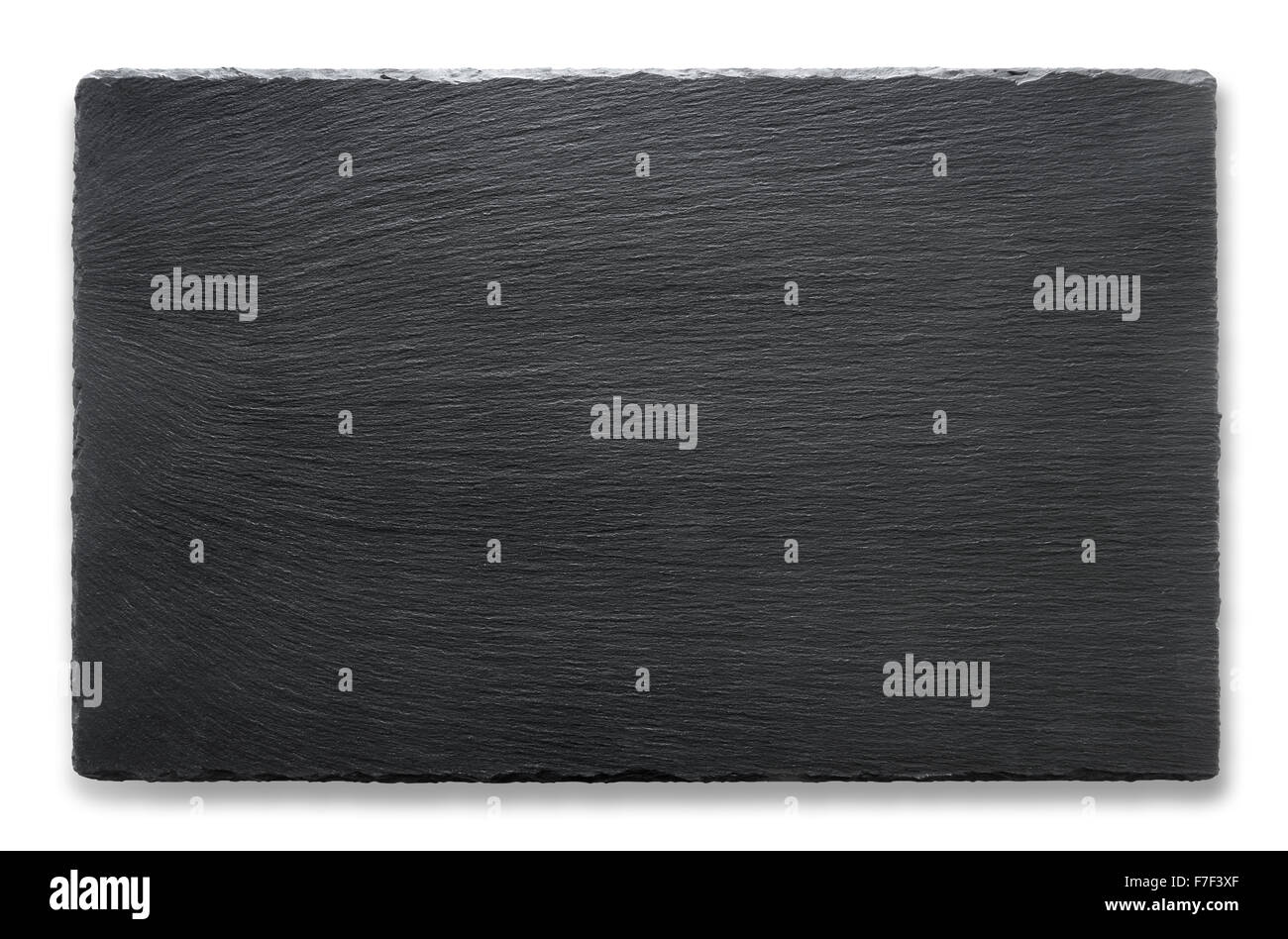 Rectangular slate stand isolated on a white background Stock Photo - Alamy