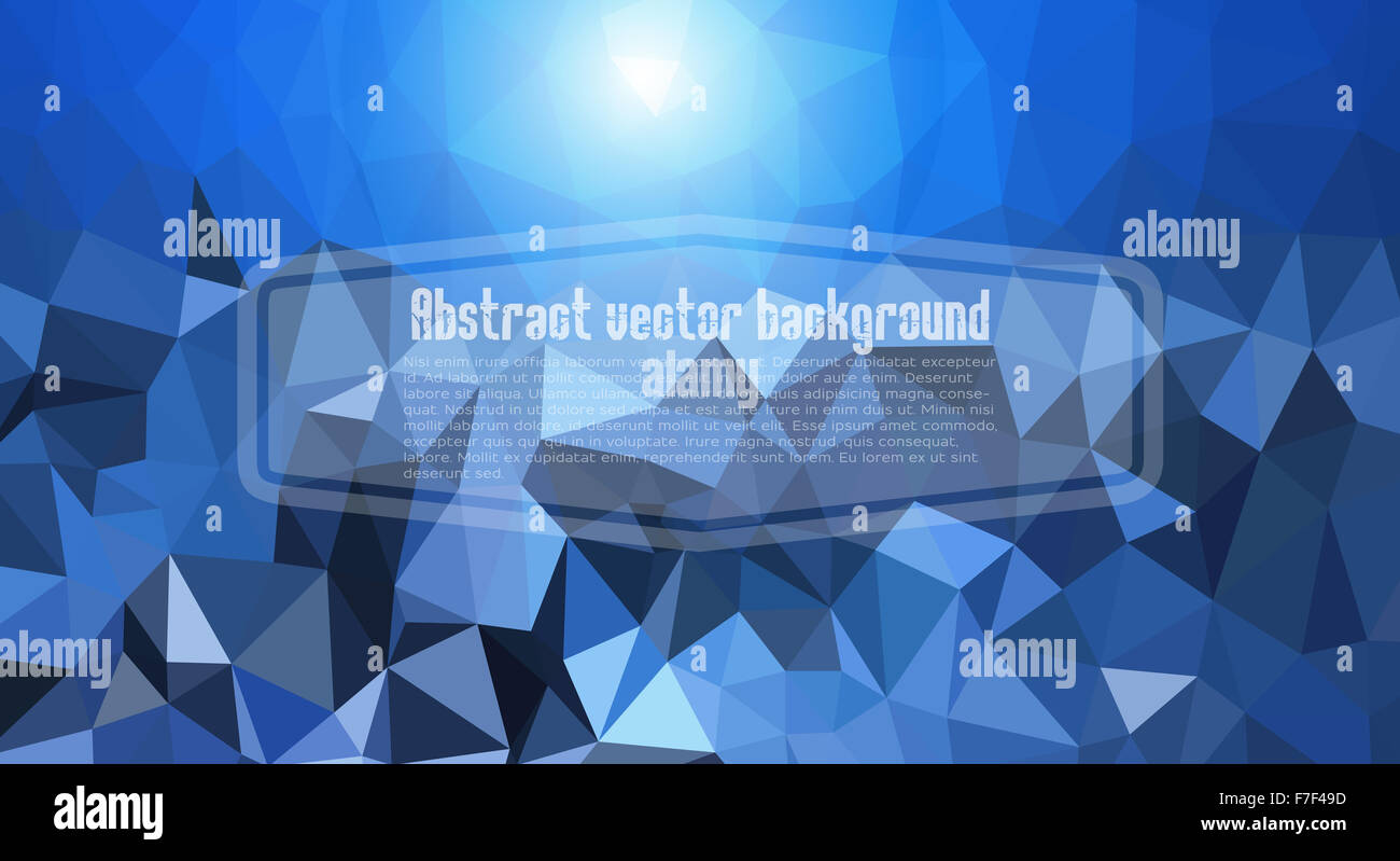 Abstract background with a low poly design Stock Photo - Alamy