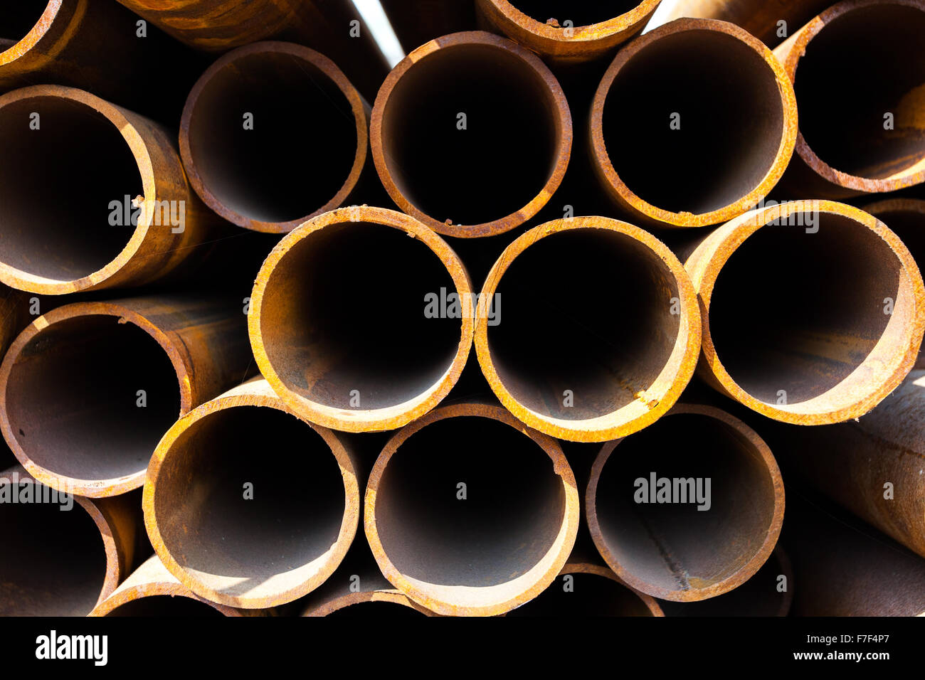 Stack of pipes Stock Photo - Alamy