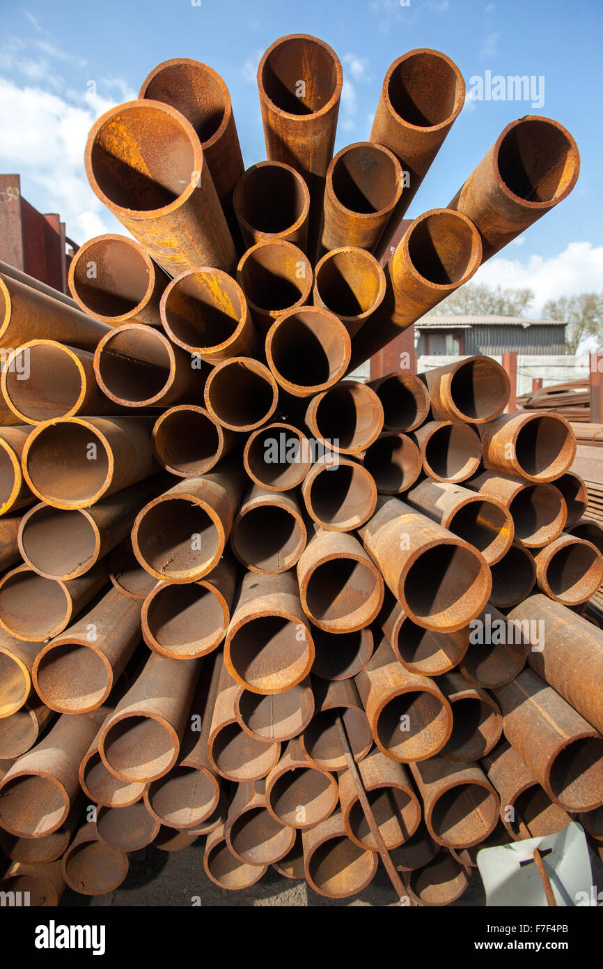 Stack of pipes Stock Photo - Alamy