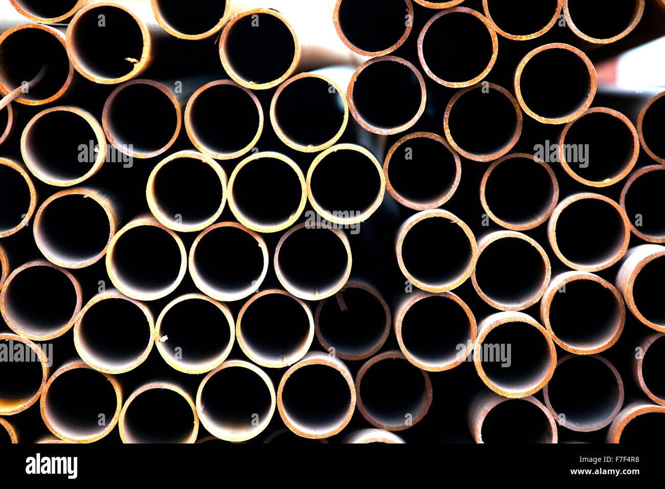 Stack of pipes Stock Photo - Alamy