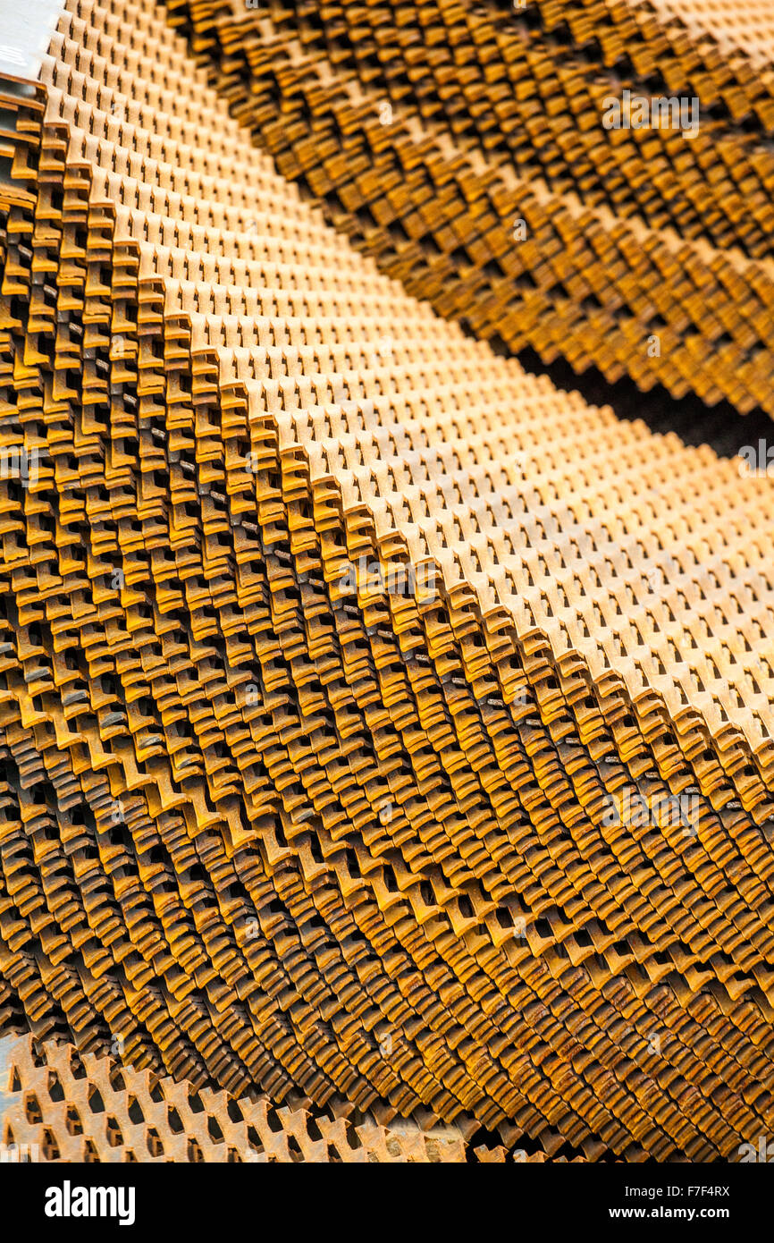 Steel grid at construction Stock Photo - Alamy