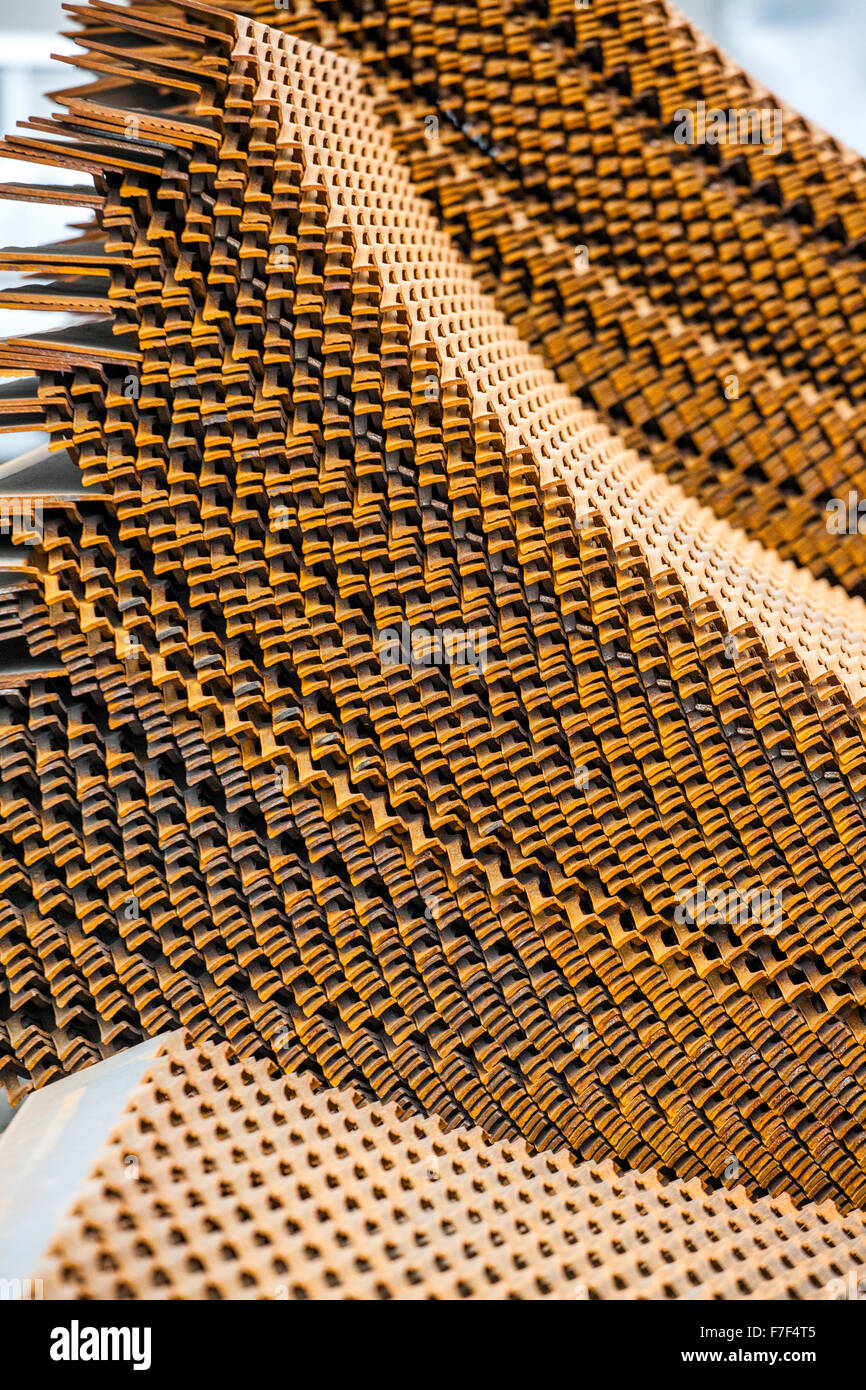Steel grid at construction Stock Photo - Alamy