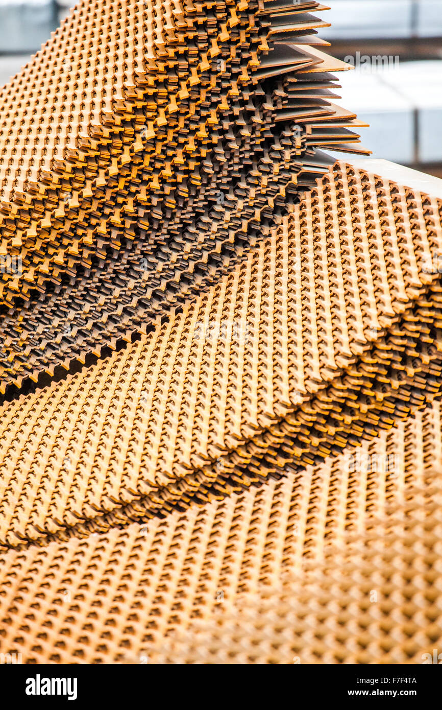 Steel grid at construction Stock Photo - Alamy
