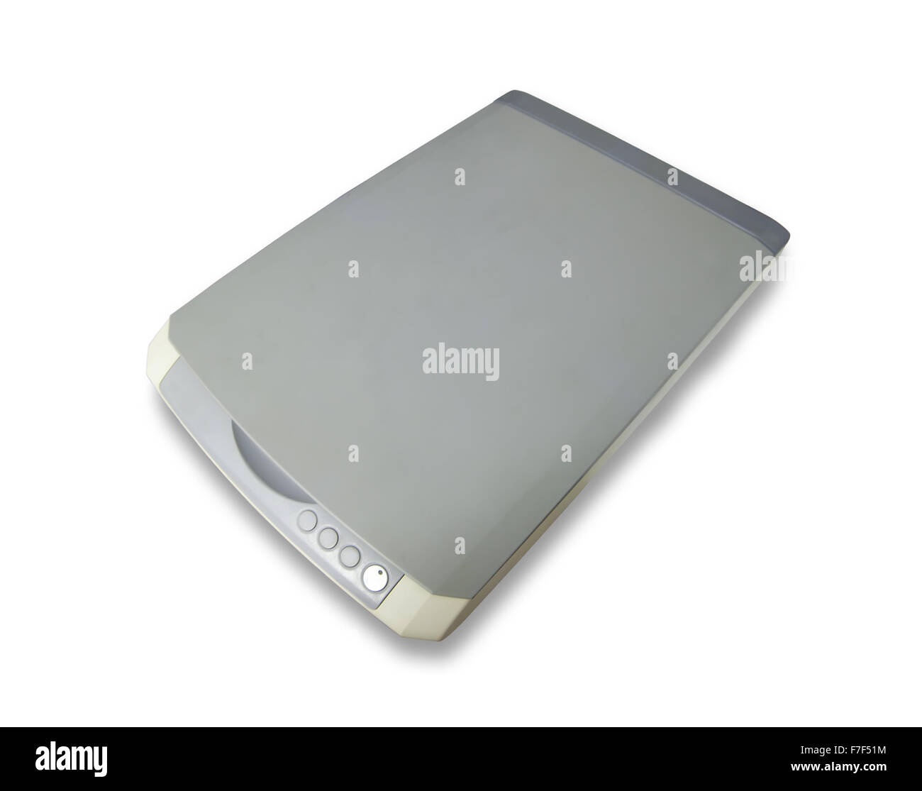 office scanner A4. Isolated on white with clipping path Stock Photo - Alamy