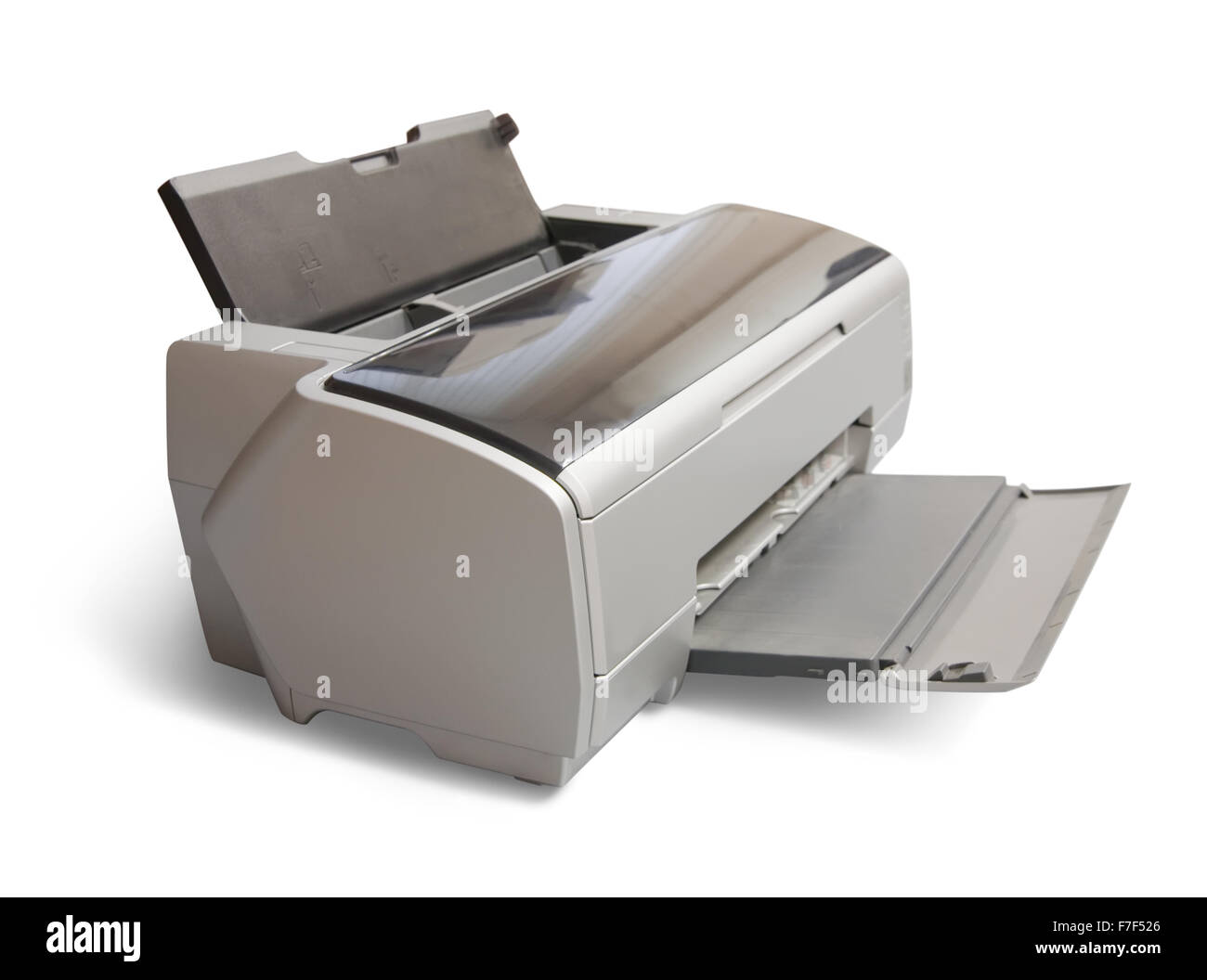 ink-jet A3 printer . Isolated on white with clipping path Stock Photo ...