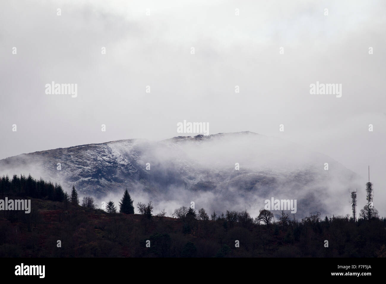 Lake Windermere, Cumbria, UK. 30th November, 2015. UK Weather Clouds ...