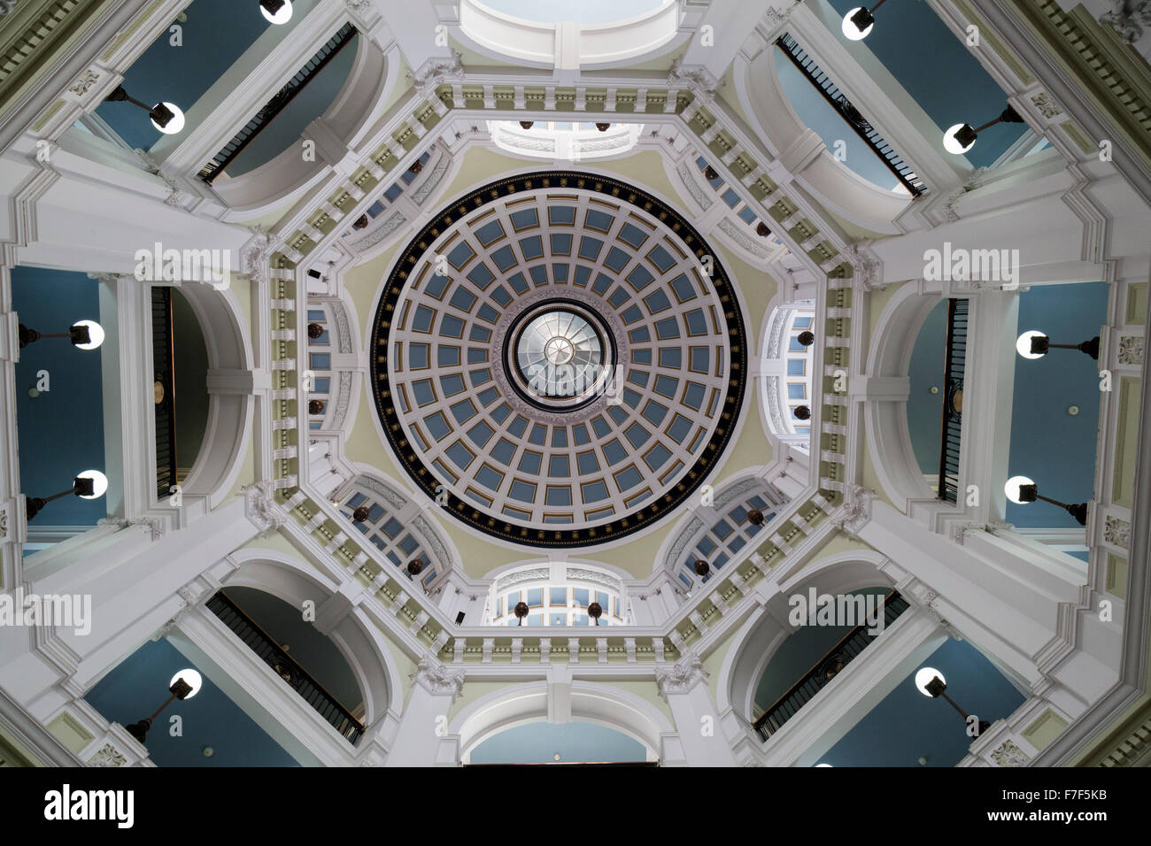The ceiling inside the Port of Liverpool building Stock Photo - Alamy