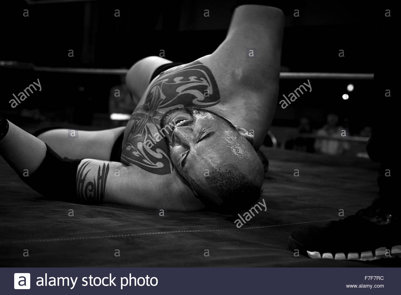 Wrestling Ring Black and White Stock Photos & Images - Alamy