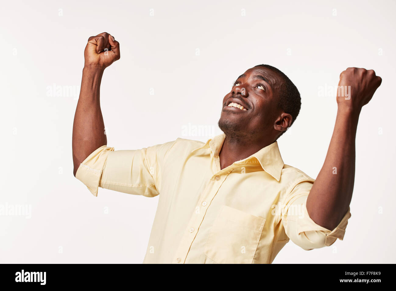 portrait of handsome young black african smiling man Stock Photo - Alamy