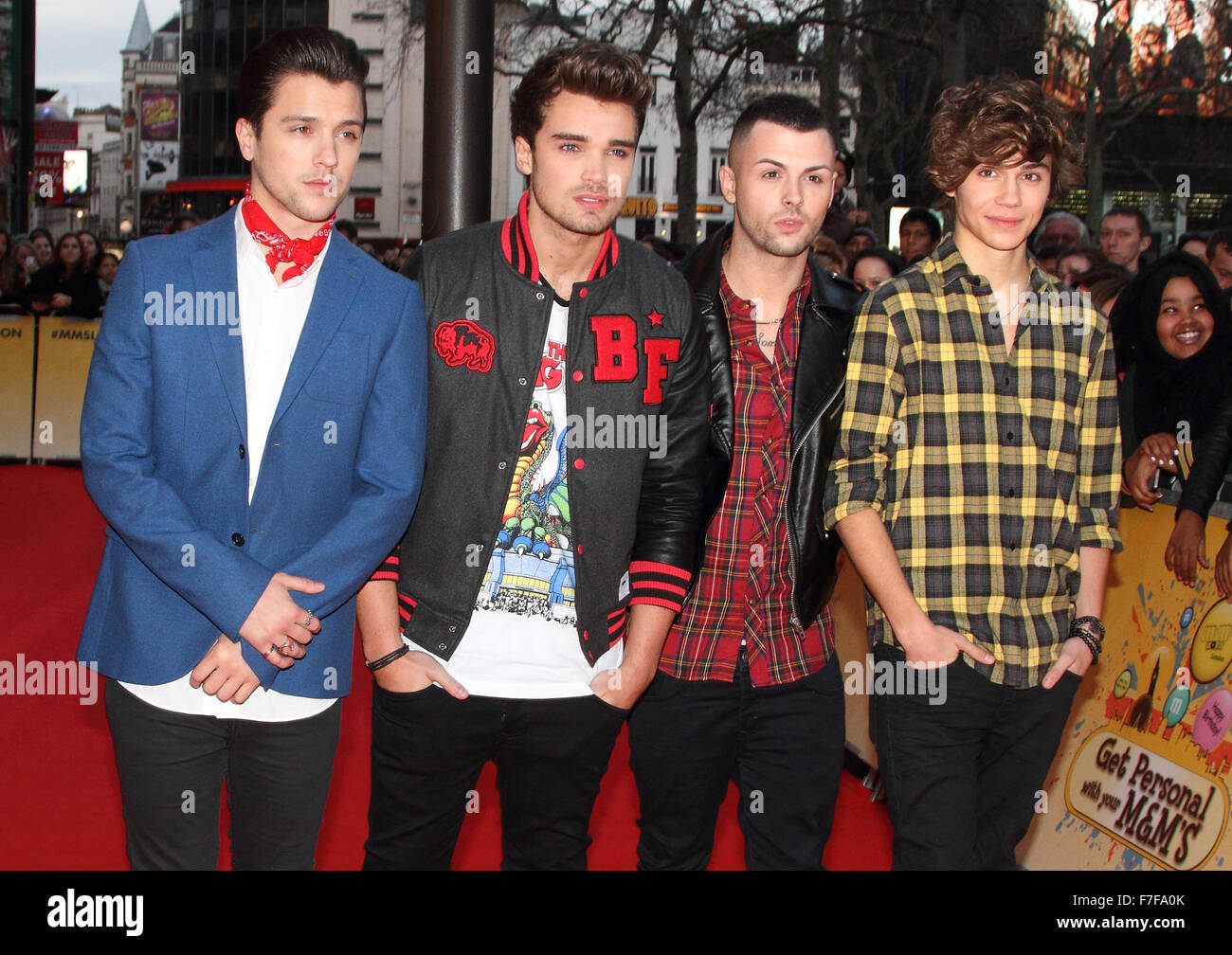 London, UK. Union J ( Josh Cuthbert, JJ Hamblett, Jaymi Hensley and ...