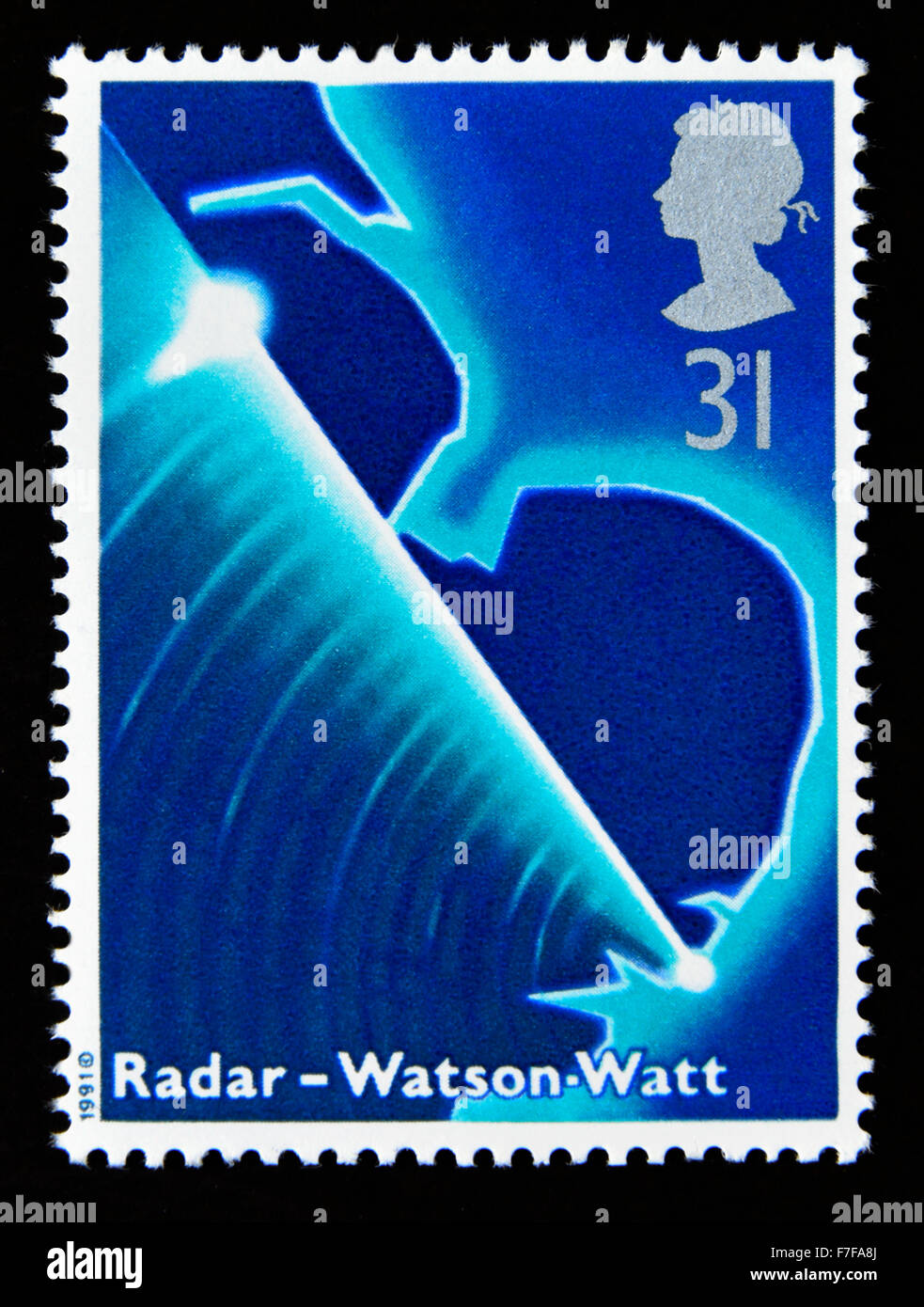 Postage stamps. Great Britain. Queen Elizabeth II. 1991. Scientific ...