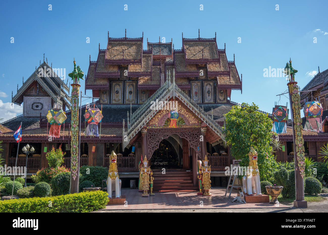 Wat Nantaram, Chiang Kong, Phayao, Thailand Stock Photo - Alamy