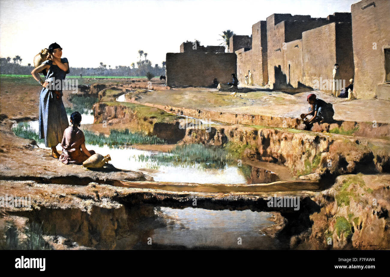 Squatting urban fortification arab water hi-res stock photography and ...