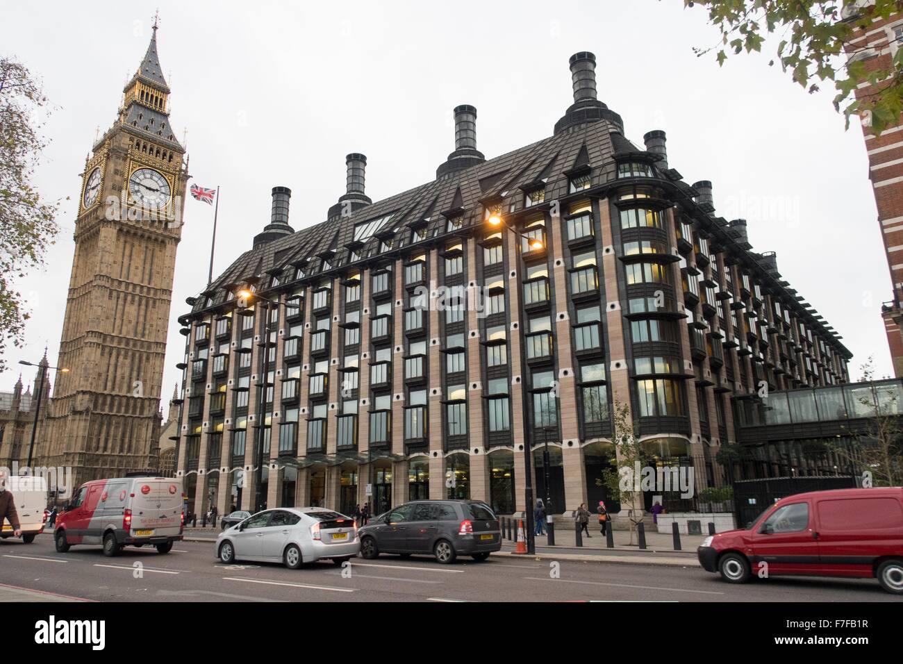 General View GV of Portcullis house, Westminster, London, Britain Stock ...