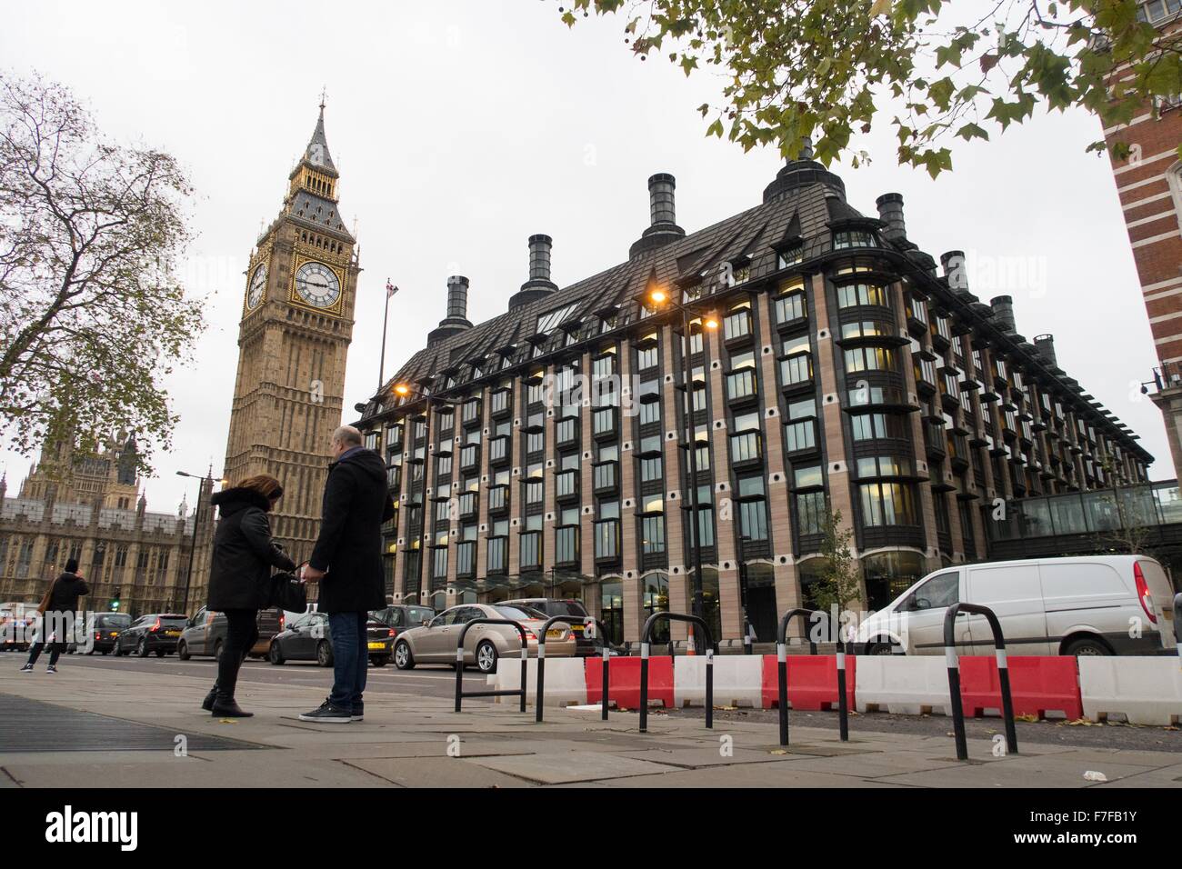 General View GV of Portcullis house, Westminster, London, Britain Stock ...