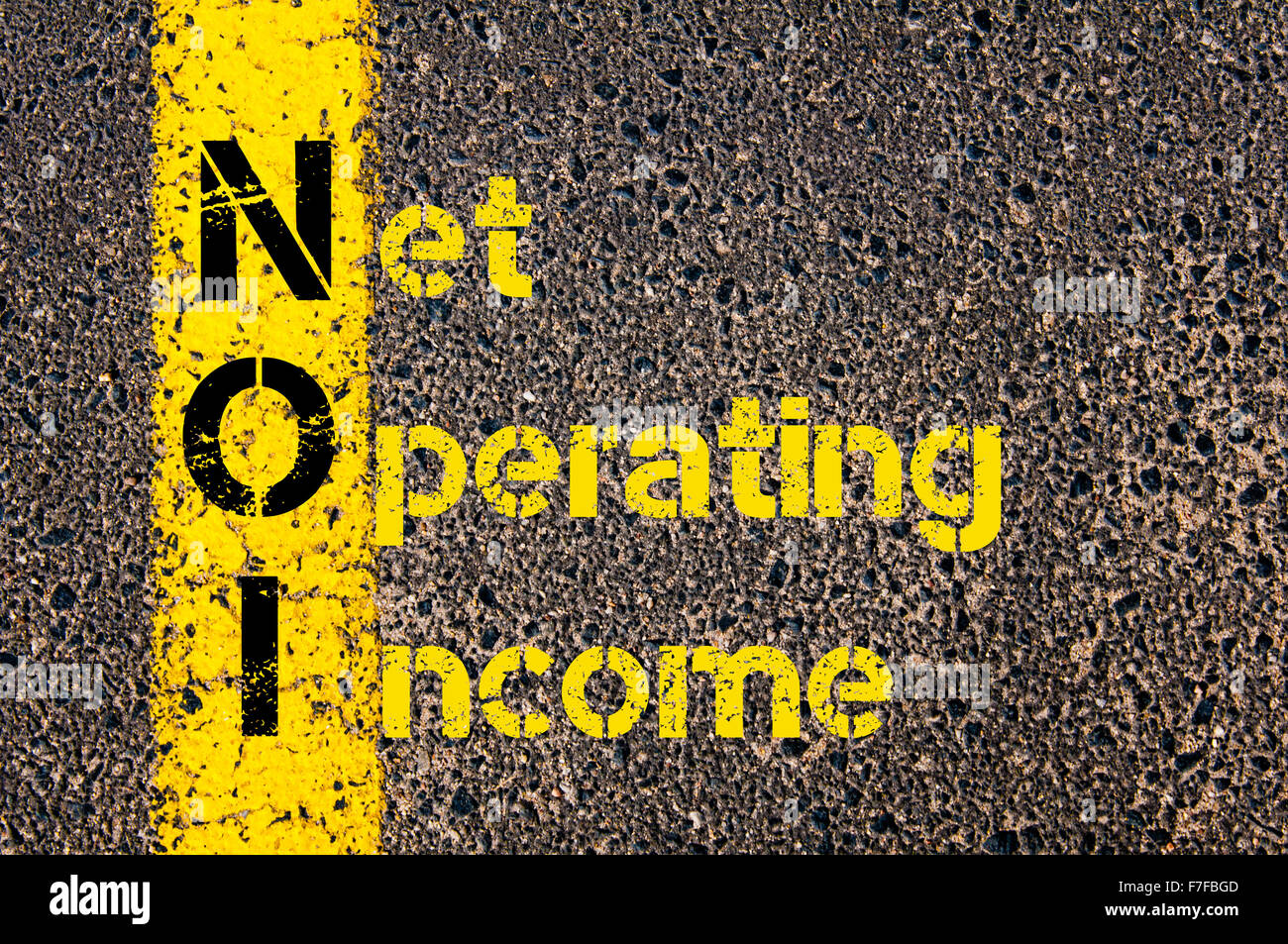 Concept image of Business Acronym NOI as Net Operating Income written ...